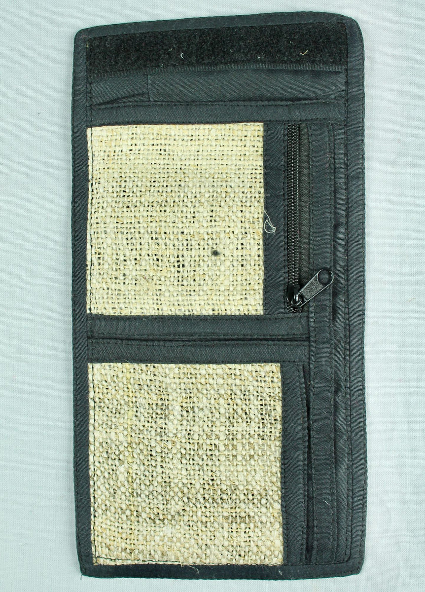 Hemp Wallet - Natural – Wildflower Clothing NZ