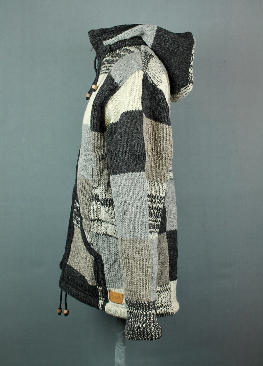 Natural Patch Wool Jacket – Wildflower Clothing NZ