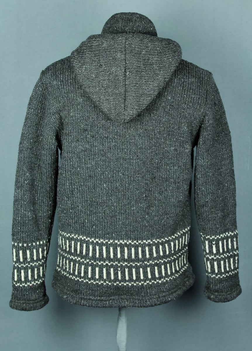 Wool Jacket Tracks - Charcoal Grey – Wildflower Clothing NZ